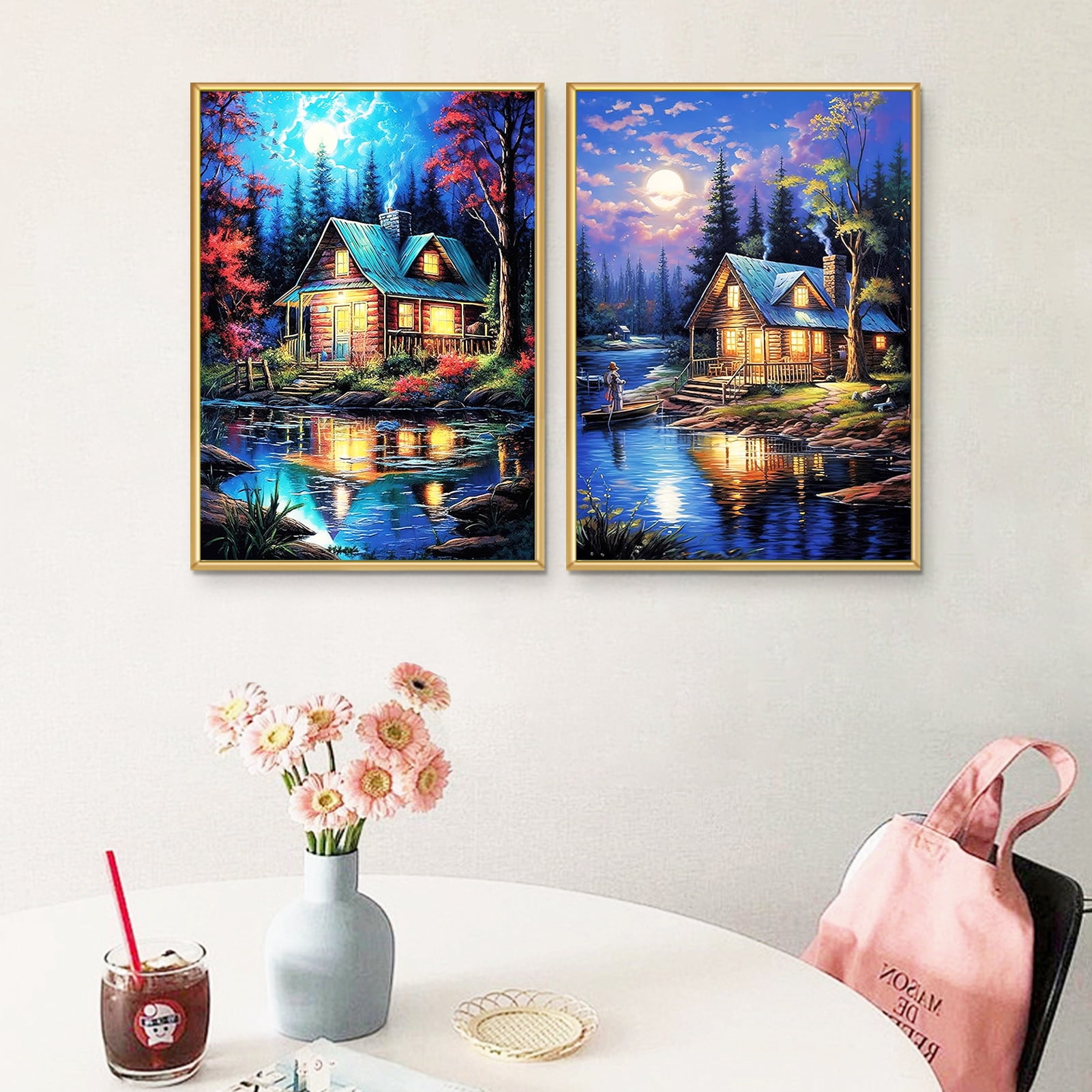 JYLMOOD Diamond Painting for Unisex Adults Kits, Full Round Drill 5D ...