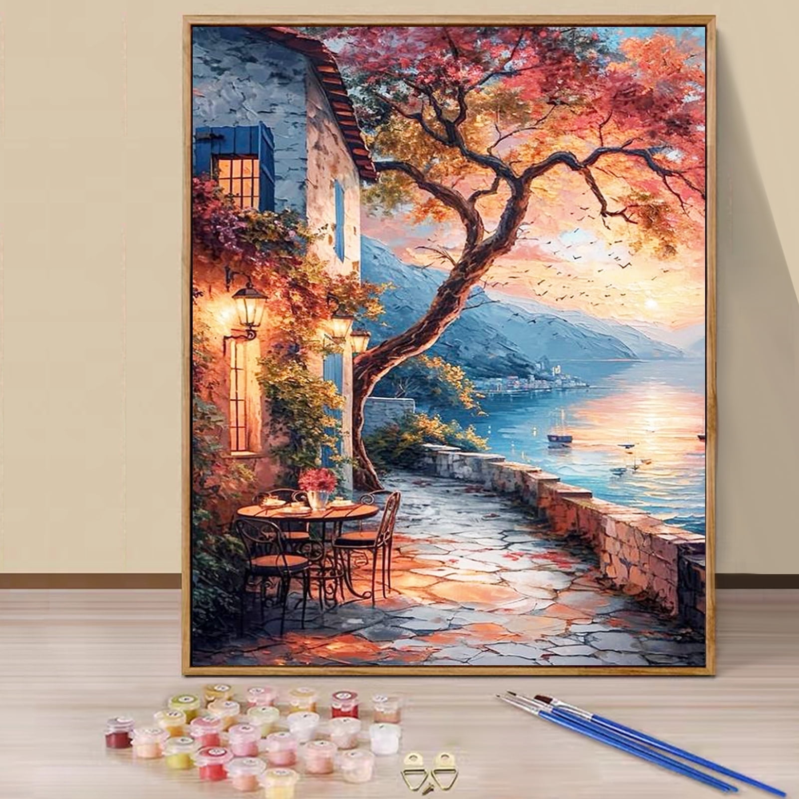 JYLMOOD Paint by Numbers Kit for Adults Beginner, Easy DIY Oil Painting ...