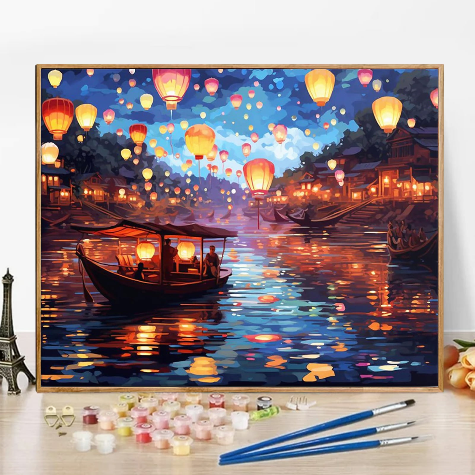 JYLMOOD Paint by Numbers Kit for Adults Beginner, Easy DIY Oil Painting ...