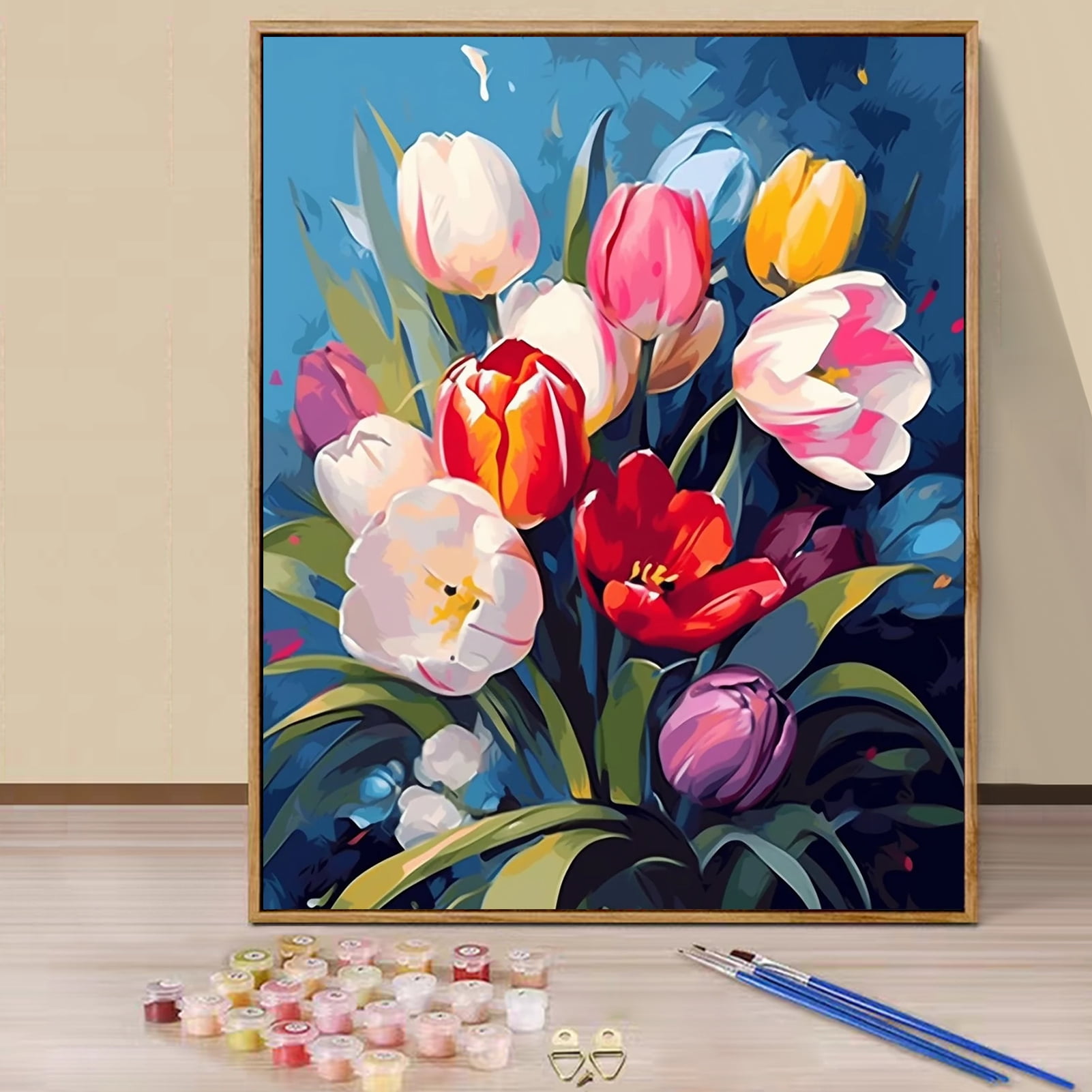 JYLMOOD Paint by Numbers Kit for Adults Beginner, Easy DIY Oil Painting ...