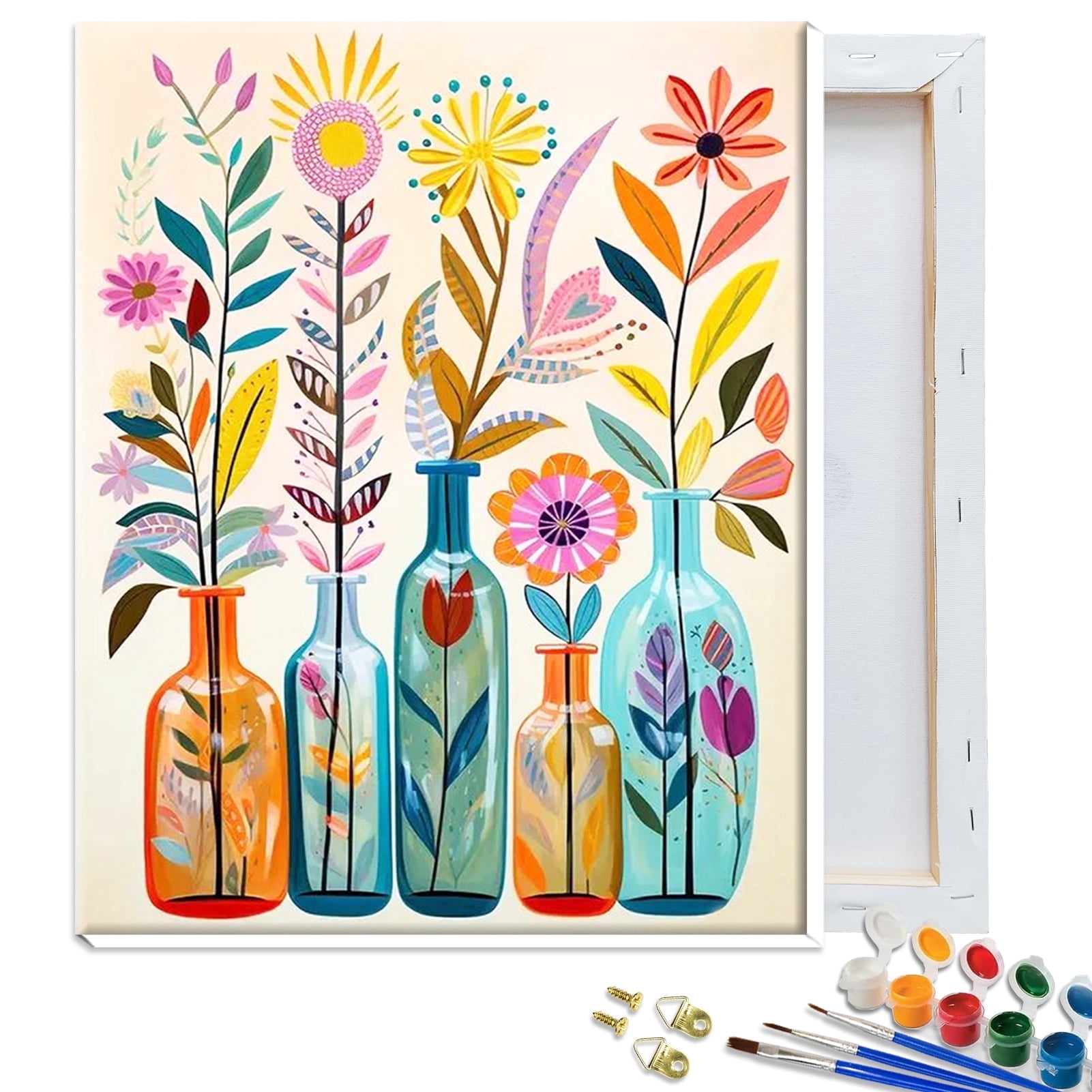 JYLMOOD Paint by Numbers Kit for Adults Beginner with Wooden Frame ...