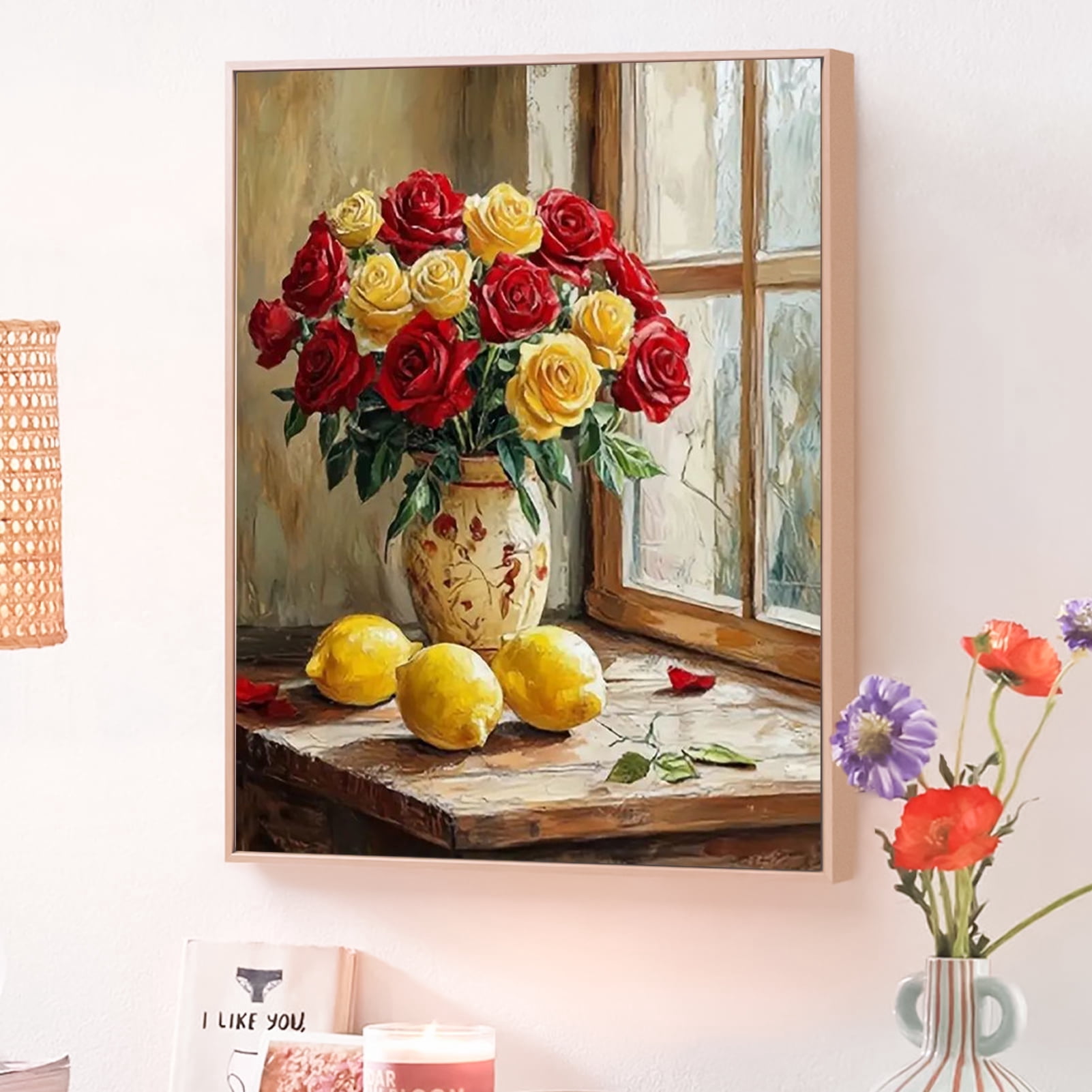 JYLMOOD Paint by Numbers for Adults Kits, DIY Easy Painting by Numbers ...