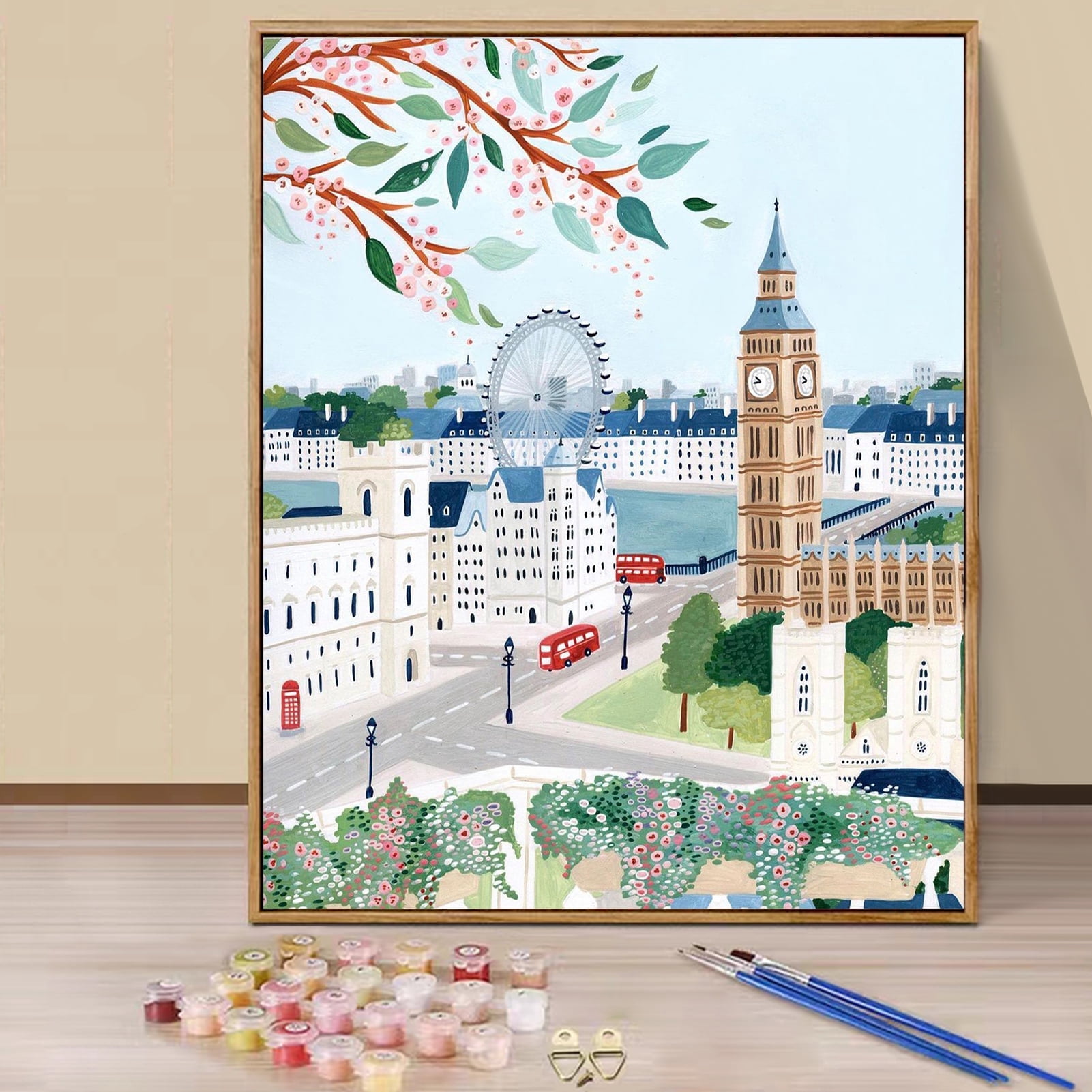 JYLMOOD Paint by Numbers for Adults Kits, DIY Easy Painting by Numbers ...