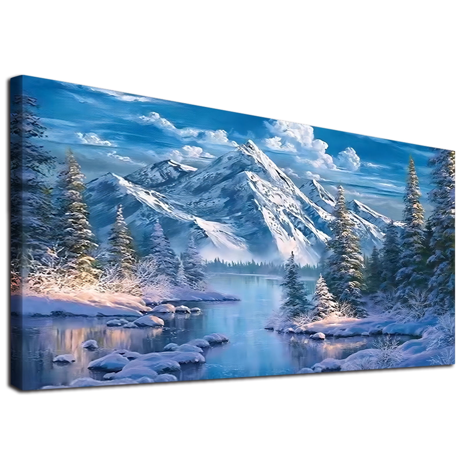 JYLMOOD Snow Mountain Large Diamond Painting Kits with Full Accessories ...
