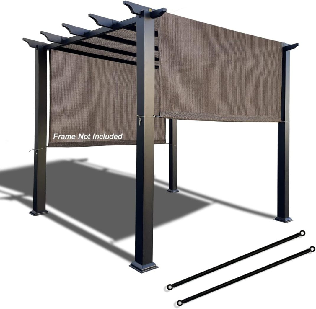 JYLP Universal Breathable Pergola Shade Cover – Pergola Replacement ...