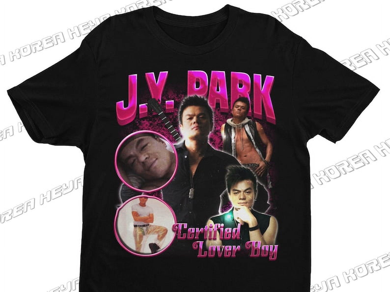 JYP Certified Lover Boy J. Y. Park. Park Jin-young kpop bootleg meme t-shirt - Walmart.com