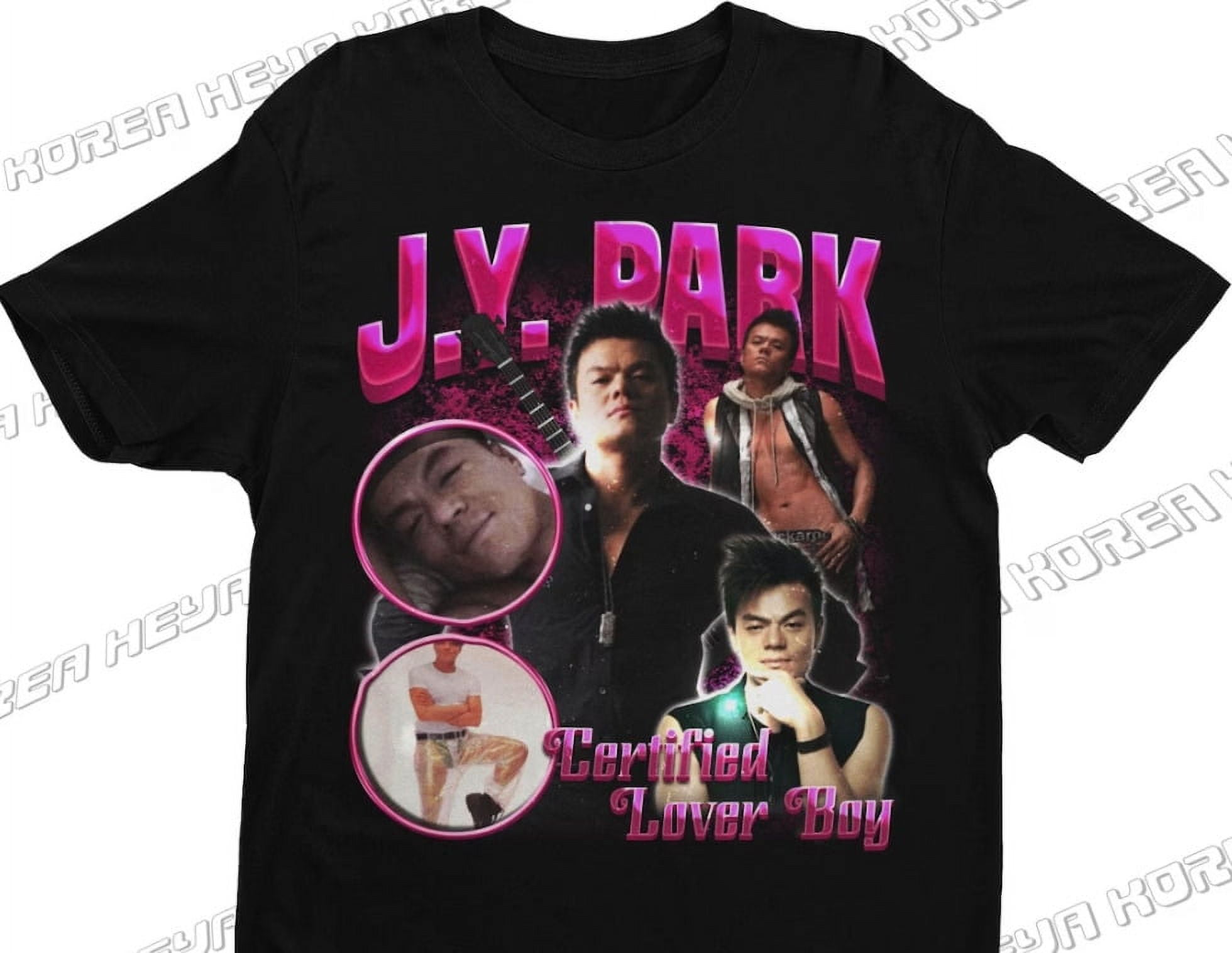 JYP Certified Lover Boy, Park Jin-young Kpop bootleg meme T-shirt ...