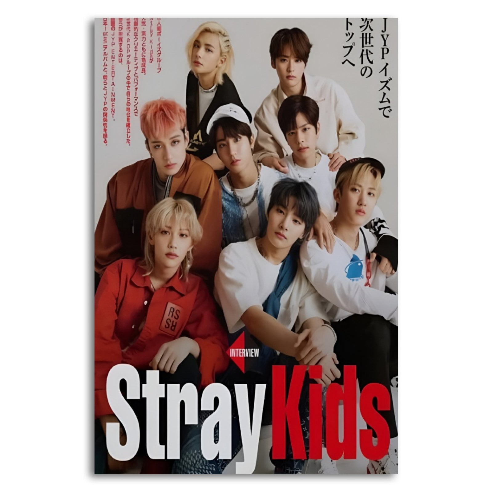 JYP Stray Kids 2021 Frameless Poster Wall Art Print Poster 16×24in（40×60cm） - Walmart.com