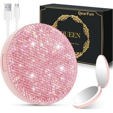 Aeisage Pretty Compact Mirror Cute Handheld Mirror for Girls Folding ...