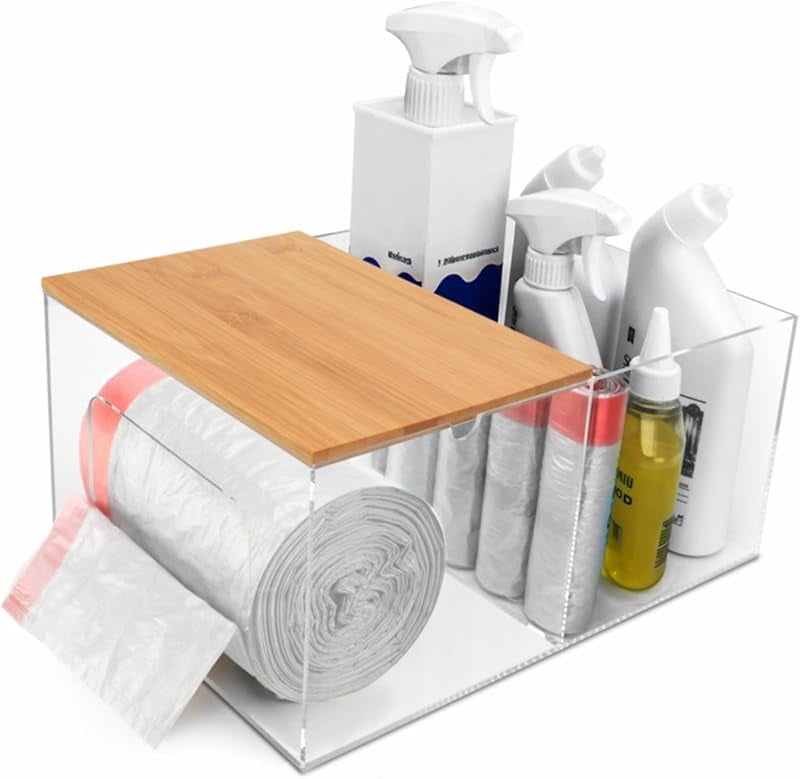 JYPS Trash Bag Dispenser Holder, Extra Large Stackable Garbage Bag ...
