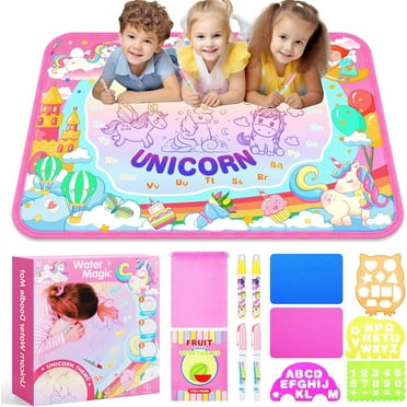 LotFancy 40x32in Water Doodle Mat, Large Drawing Pad for Kids, Ideal ...