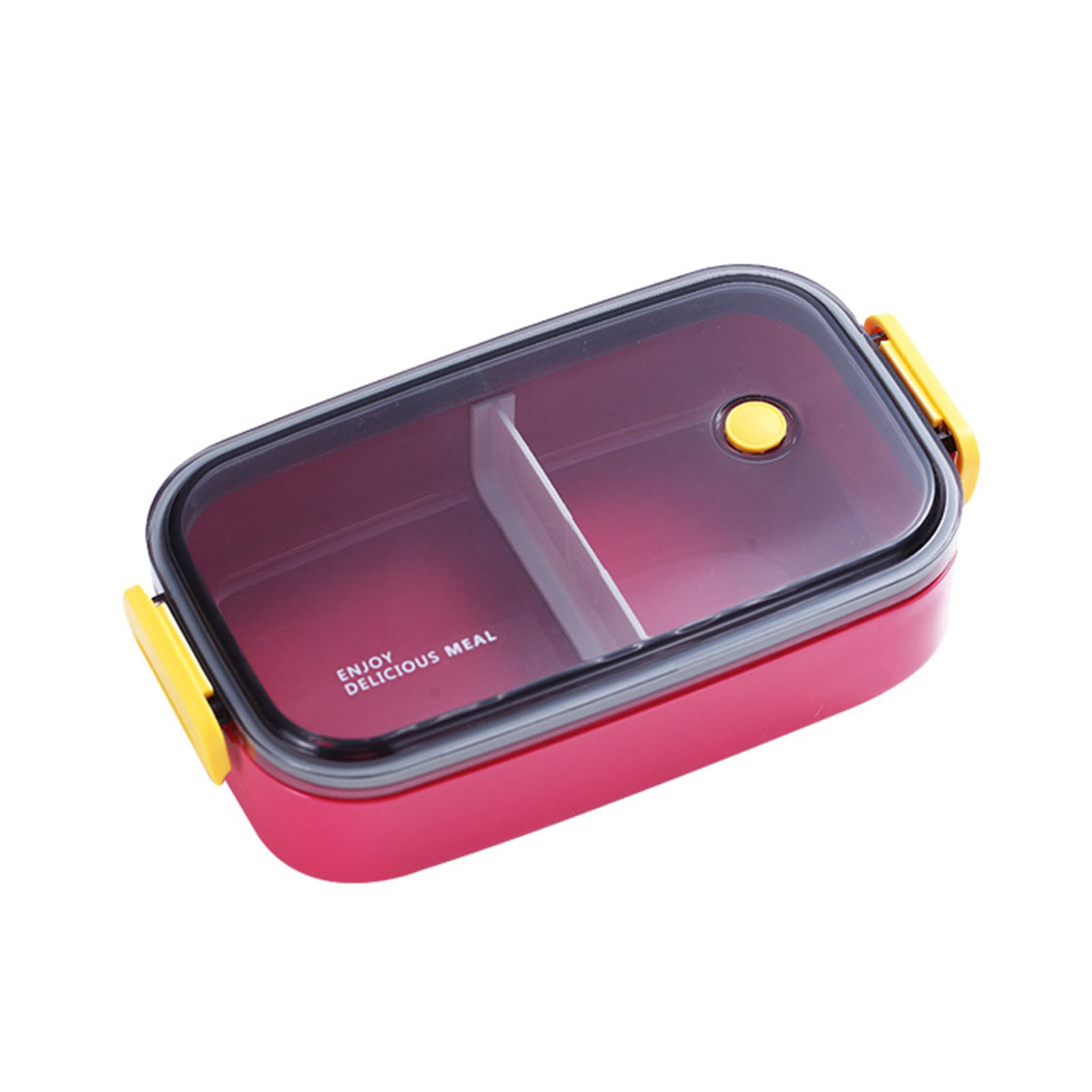 JYS 1500ML Bento Box Buckle Closure Air Vent Raised Bottom Heat ...