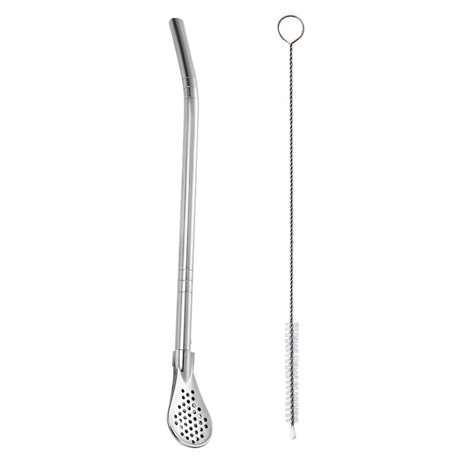 JYS Tea Drinking Straws Spoon Filter Colorful Stainless Steel with ...