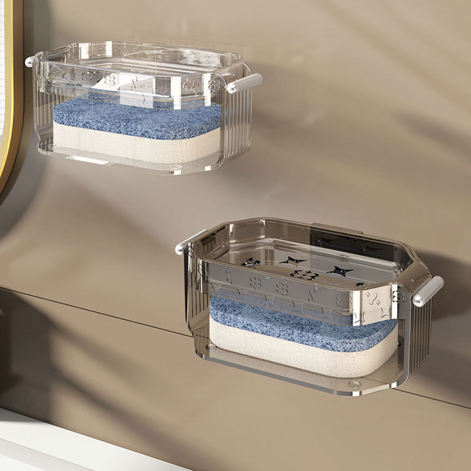 JYS Wall Mounted Soap Dish Strong Load-bearing Simple Installation ...