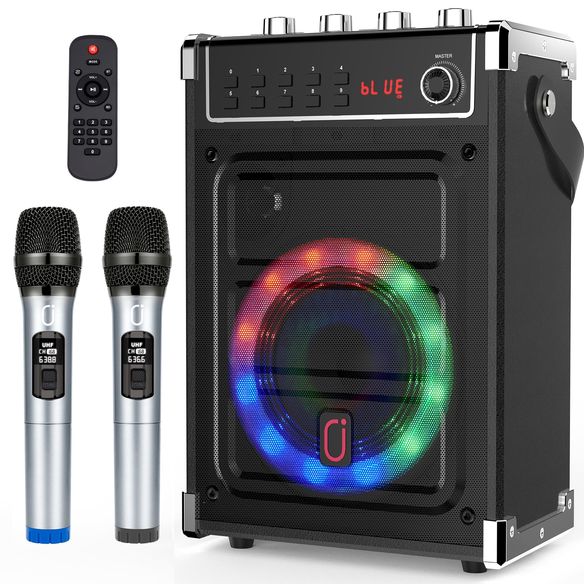 Singing Machine ISM1030BT Bluetooth Pedestal Karaoke System with ...