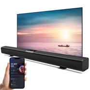 Pyle Wave Base Sound bar with Bluetooth for TV Tabletop Digital Audio ...