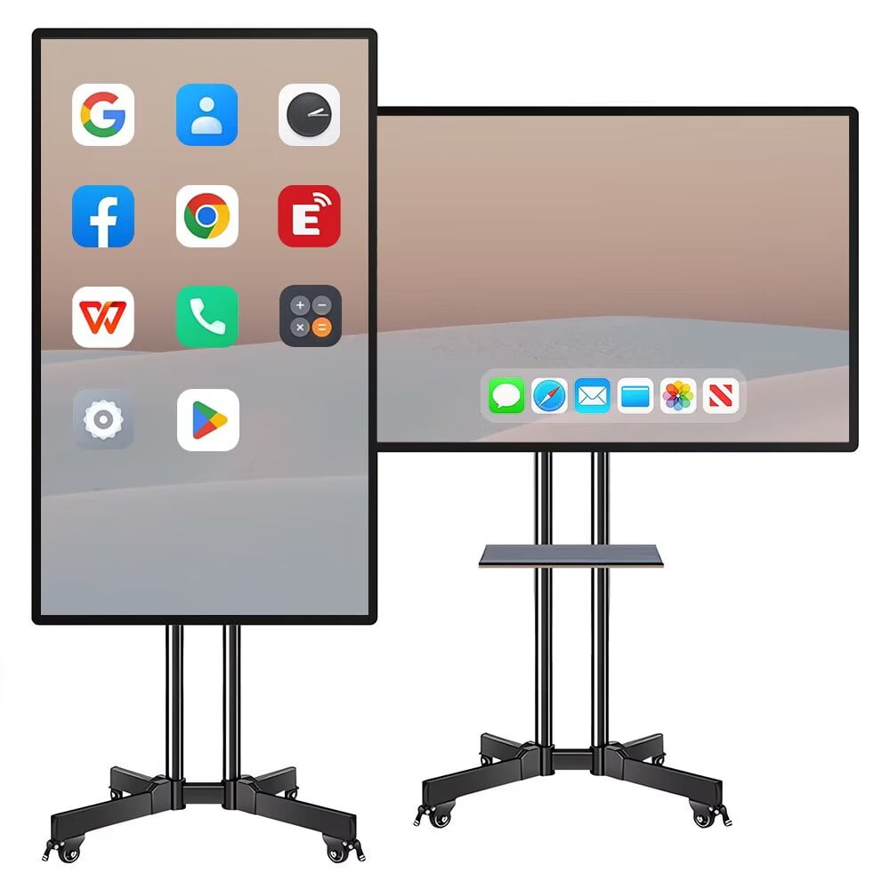 JYXCN 49 Inch Smart Board, Touch Screen Digital Electronic Calendar All ...