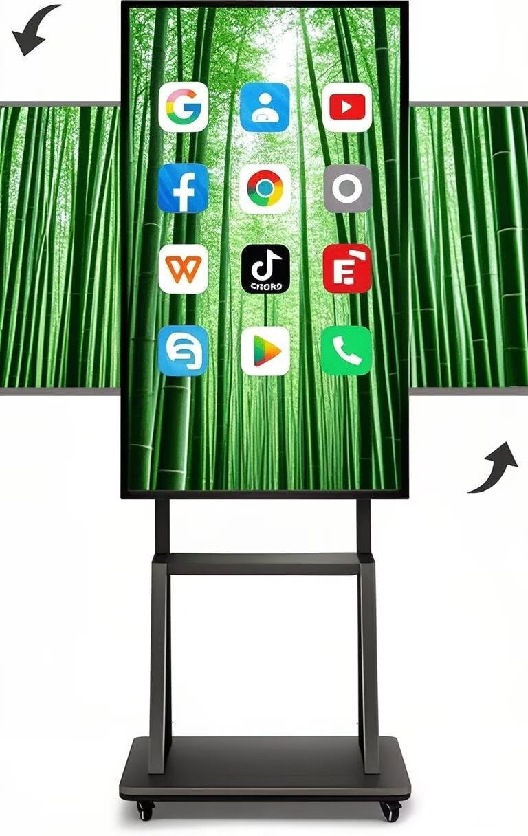 JYXCN 4K Smart Board 49 Inch Interactive Whiteboard, All-in-One Touch Screen Computer with Dual ...