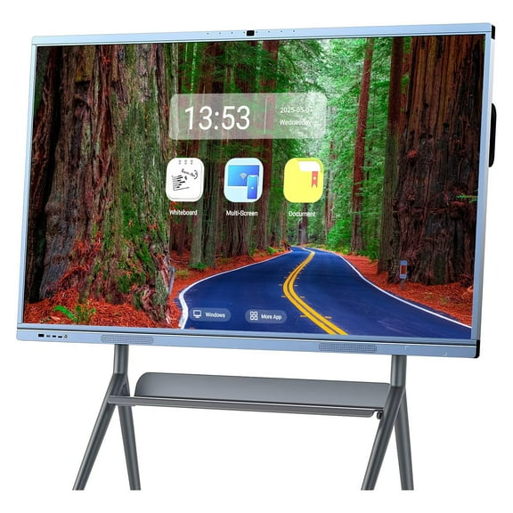 OmninexHub Meeting Smart Board, 65 Inch Multi-Touch All-In-One Computer ...