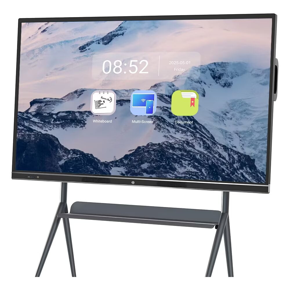 JYXCN 4K Smart Board 75 Inch Touch Screen All-in-One Interactive Whiteboard with Dual System ...