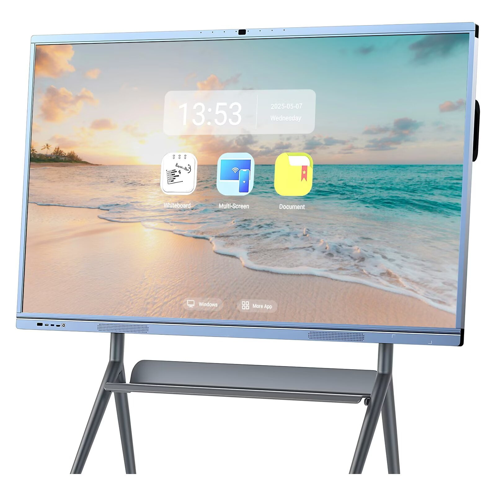 JYXCN 65" Touch Screen Smart Board, 4K Touch Screen Electronic Calendar All-In-One Smartboard ...