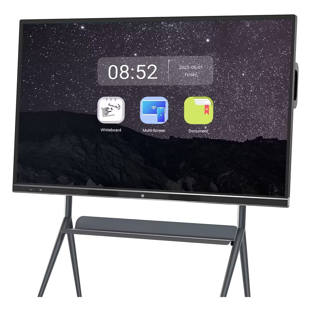 JYXCN 75" 4K UHD Interactive Whiteboard, Touch Screen Digital Electronic Calendar All-In-One ...