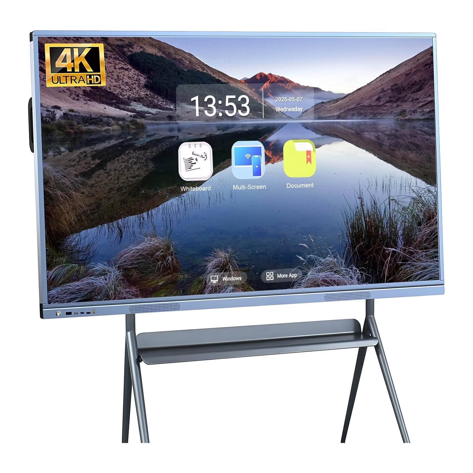 JYXCN Interactive Smart Board 55 Inch, All-in-One Touch Screen with Dual System & Cloud Sharing ...