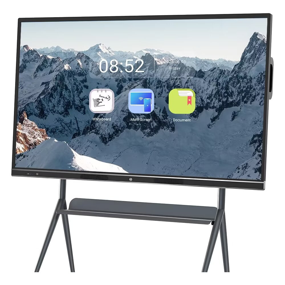 JYXCN Interactive Smart Board 75", 4K Touch Screen Digital Electronic Calendar All-In-One ...