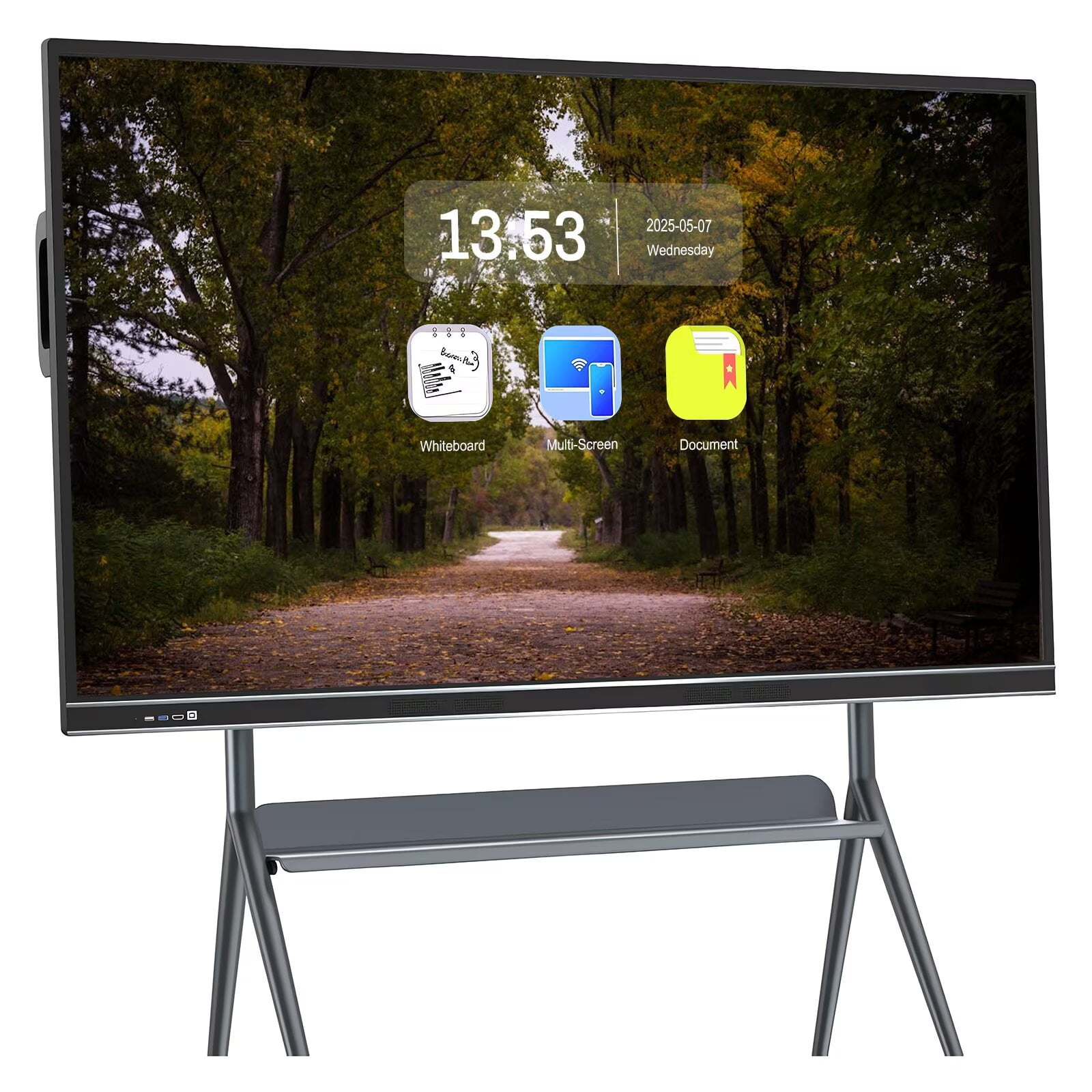 JYXCN Interactive Whiteboard, 1080P Monitor 86 Inch Digital Electronic ...