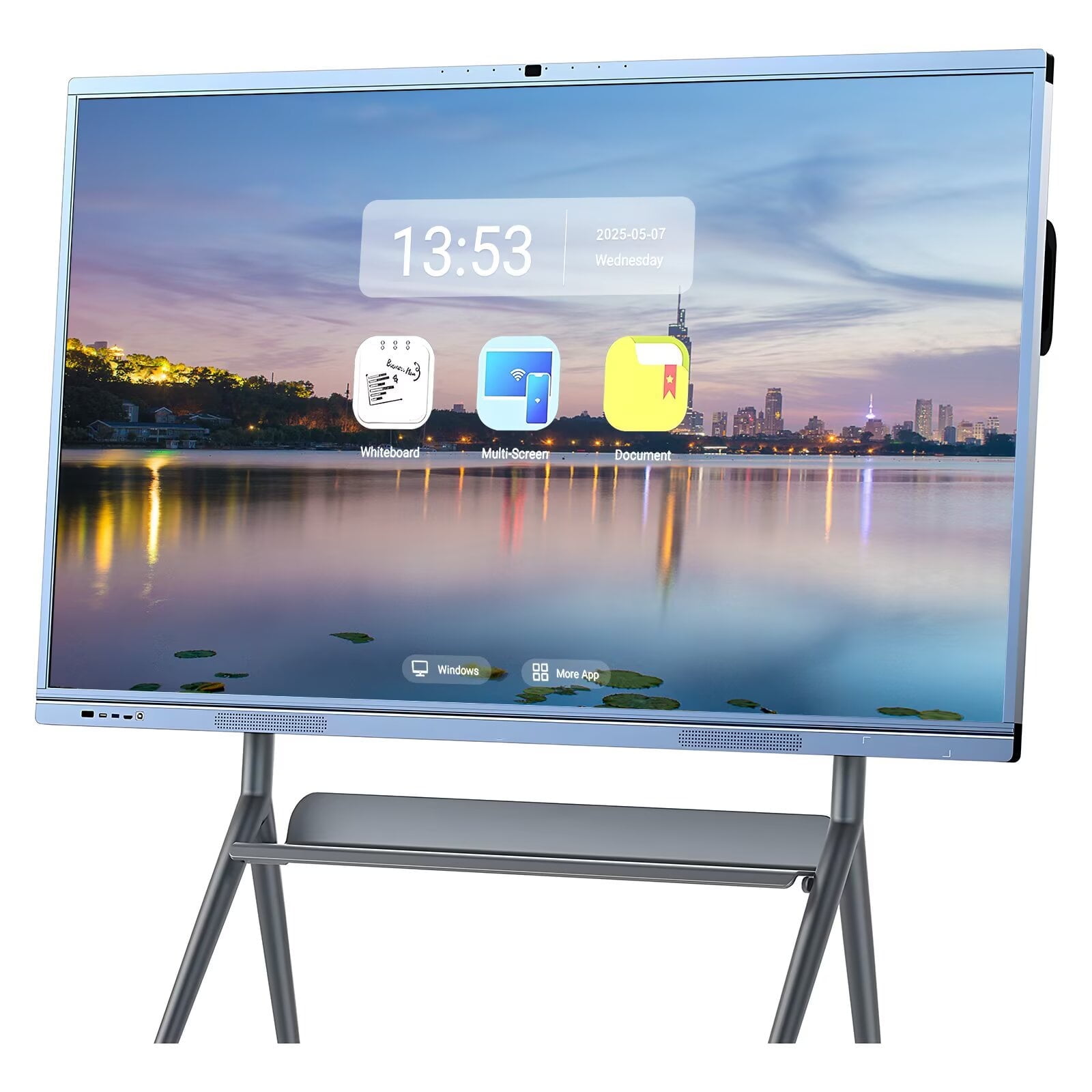 JYXCN Interactive Whiteboard, 65" 4K UHD Touch Screen Digital Electronic Calendar All-In-One ...