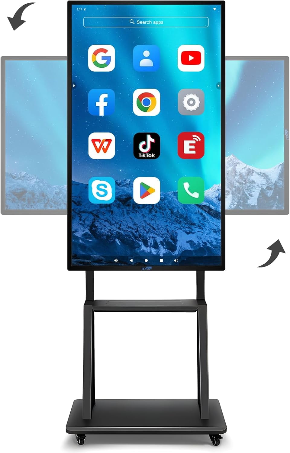 JYXCN Smart Board, 49 Inch 4K Touch Screen All-In-One Computer Monitor ...