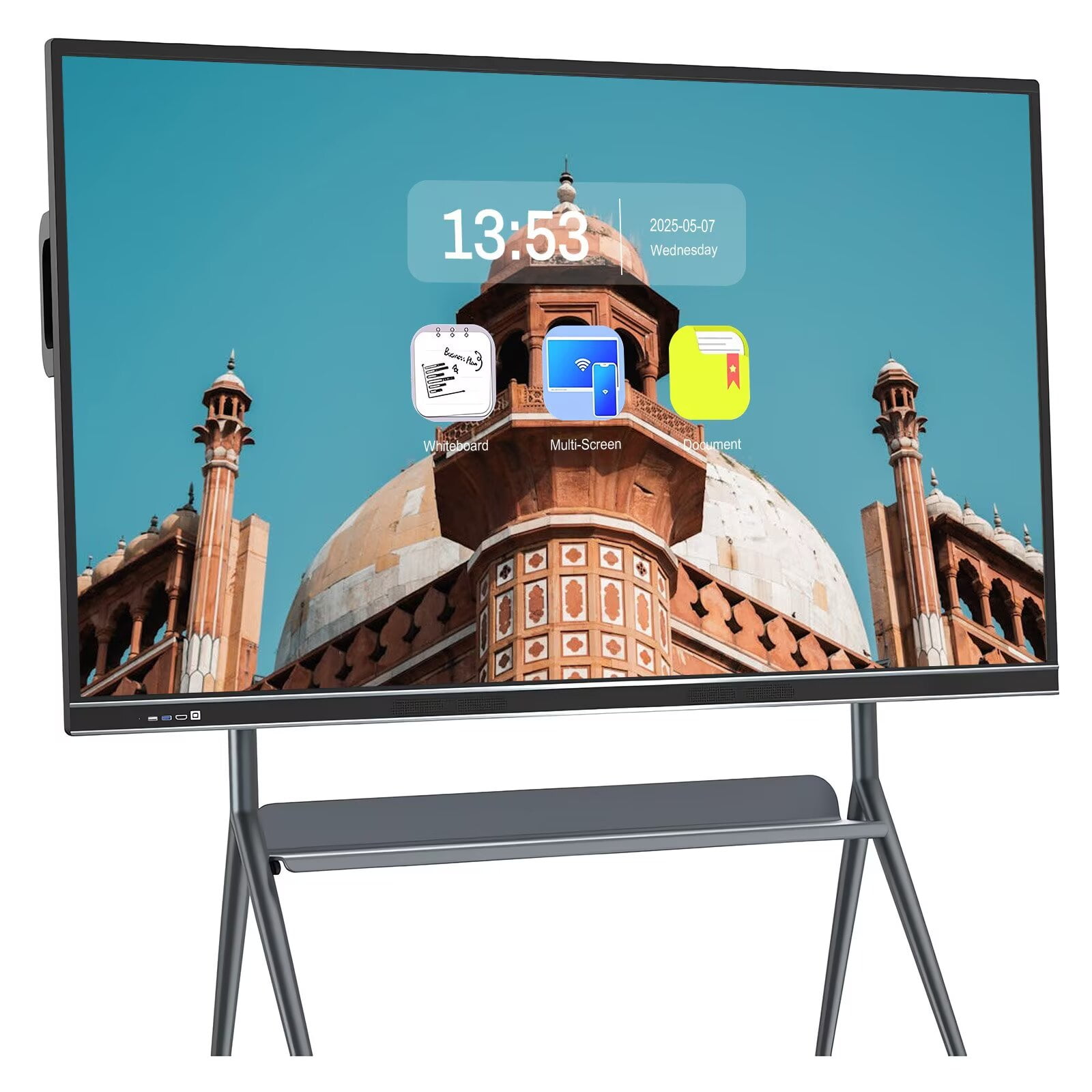 JYXCN Smart Board, 4K 75 Inch All-in-One Touch Screen Interactive Whiteboard with Dual System ...