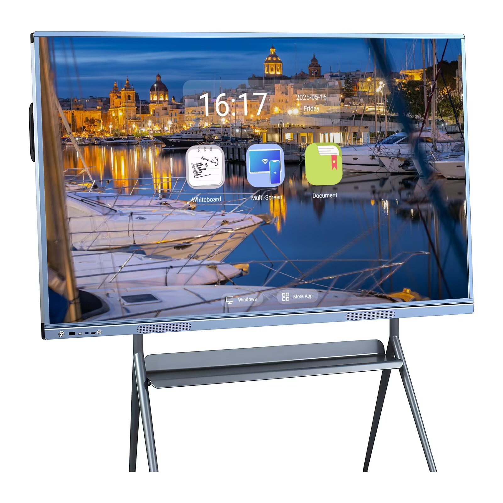 JYXCN Smart Board, 55 Inch 4K UHD All-In-One Digital Electronic Interactive Whiteboard, screen ...