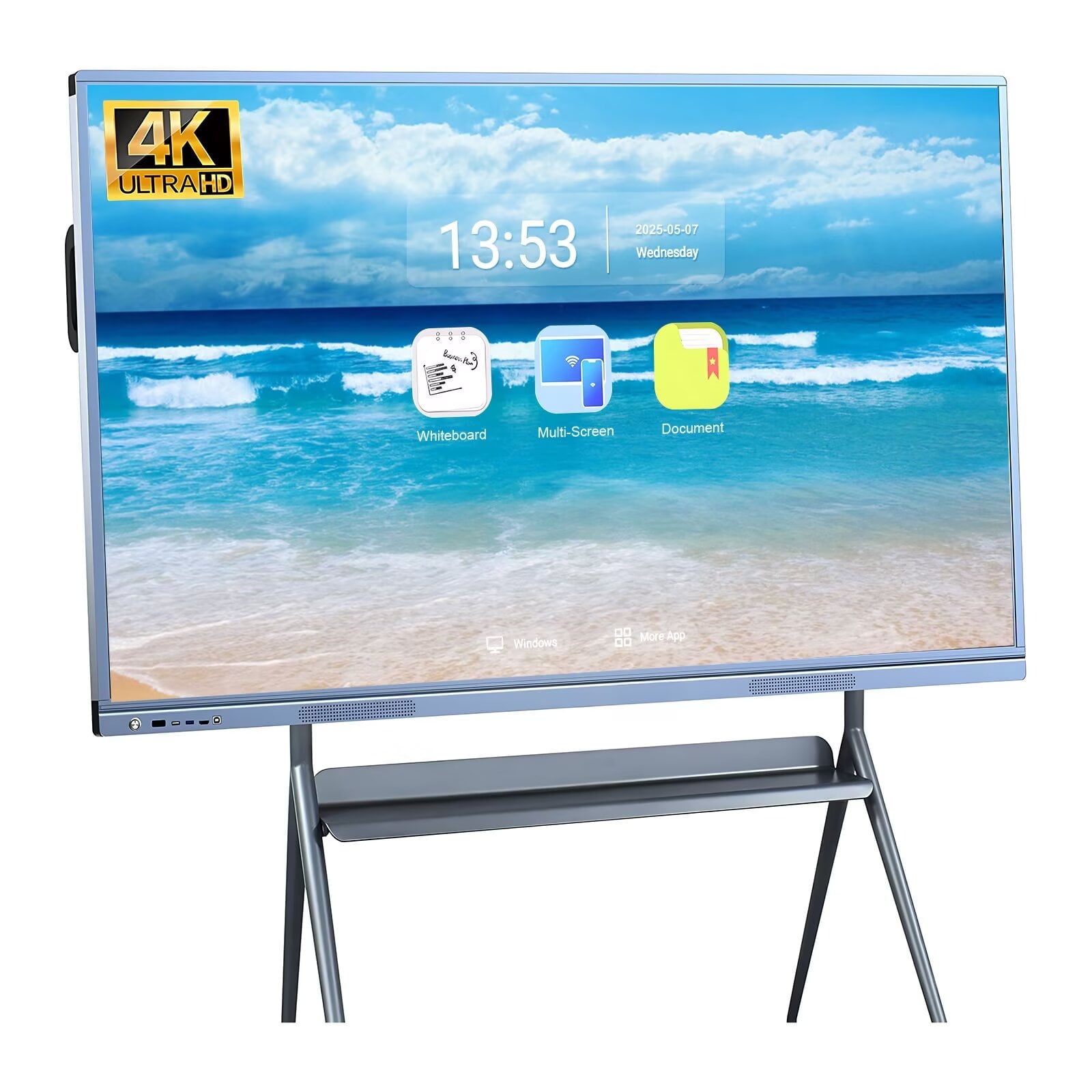 JYXCN Smart Board 55 Inch All-in-One Touch, Interactive Whiteboard with Dual System & Cloud ...