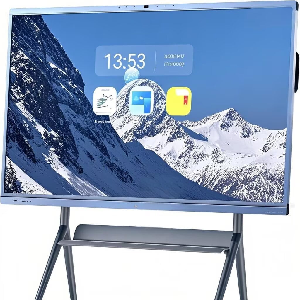 JYXCN Smart Board, 65 Inch IR Touch Dual System Electronic Interactive Whiteboard for ...