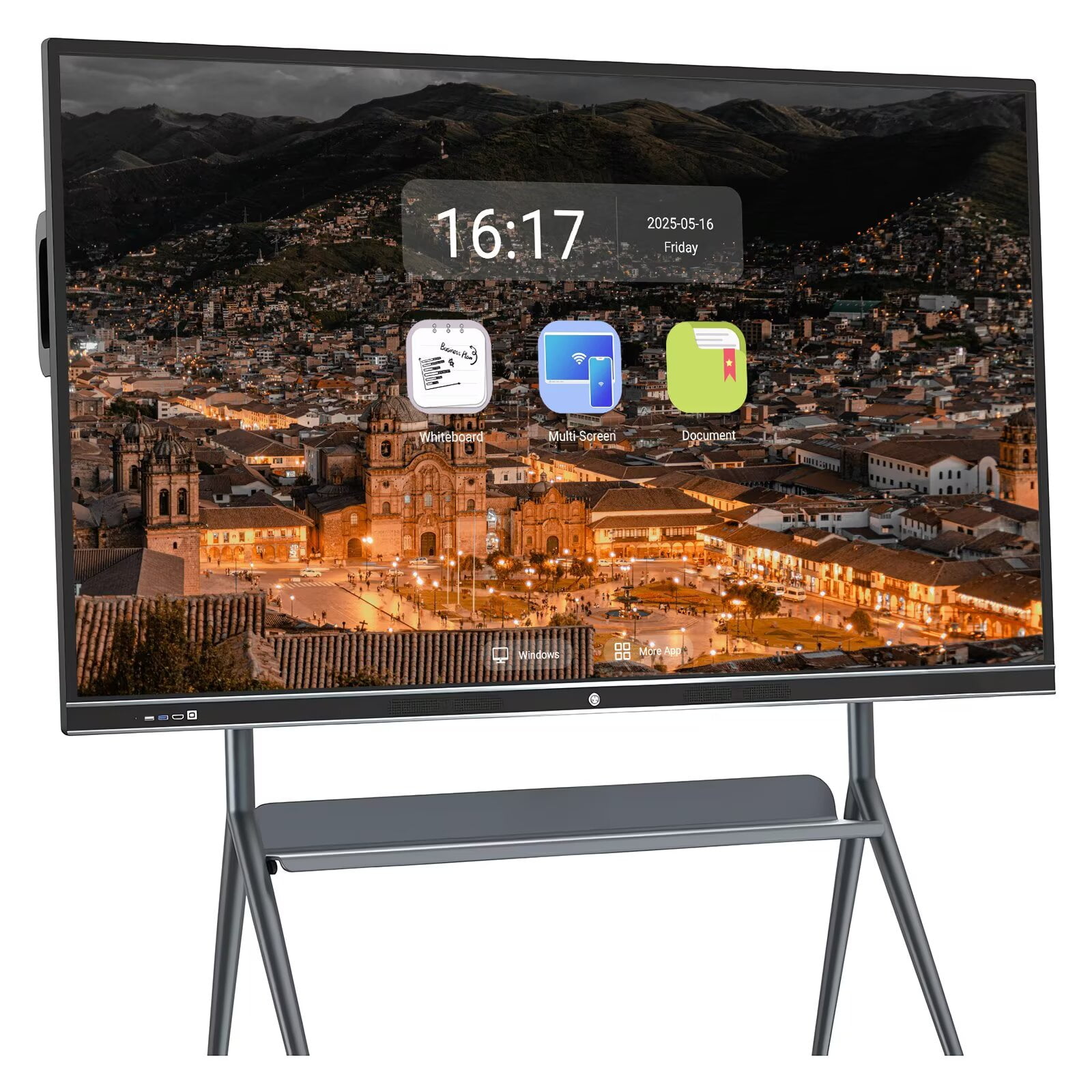 JYXCN Smart Board, 75 Inch Touch Screen All-In-One Computer Digital ...