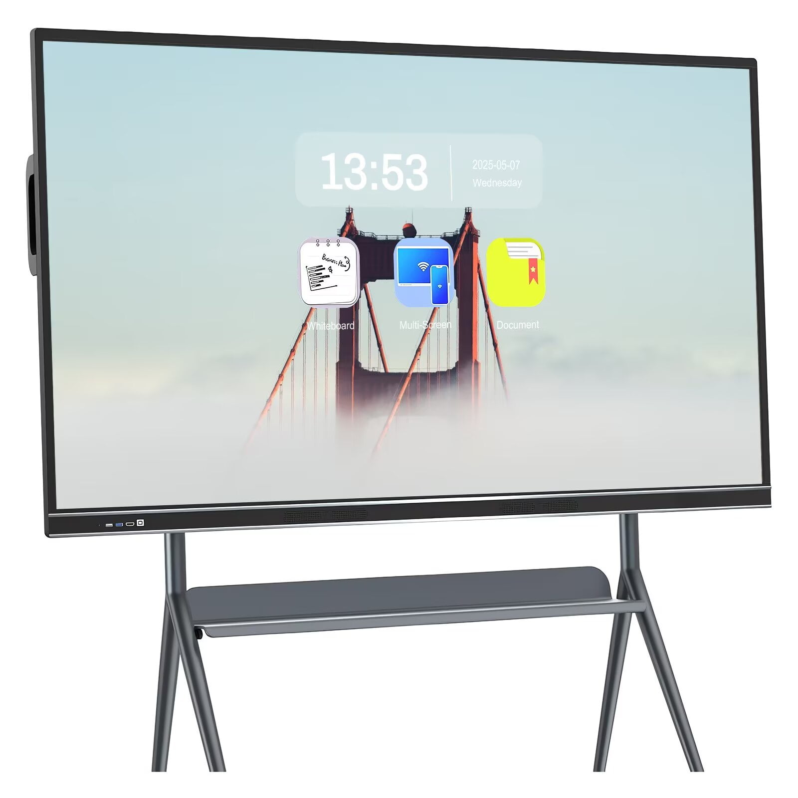 JYXCN Smart Board 86" 4K, Touch Screen Electronic Calendar All-In-One Smartboard Digital ...