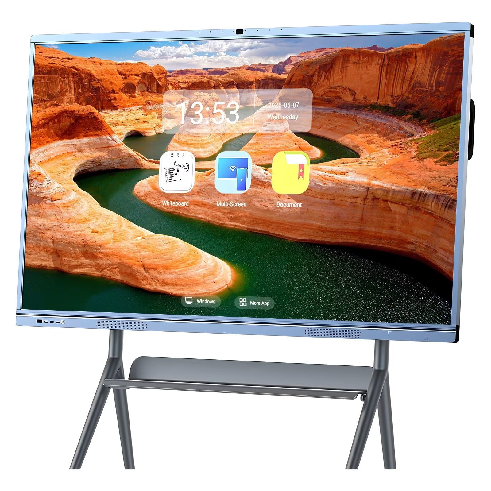 JYXCN Smart Board, All-in-One 65" Touch Screen Digital Electronic Calendar Smartboard 4K ...