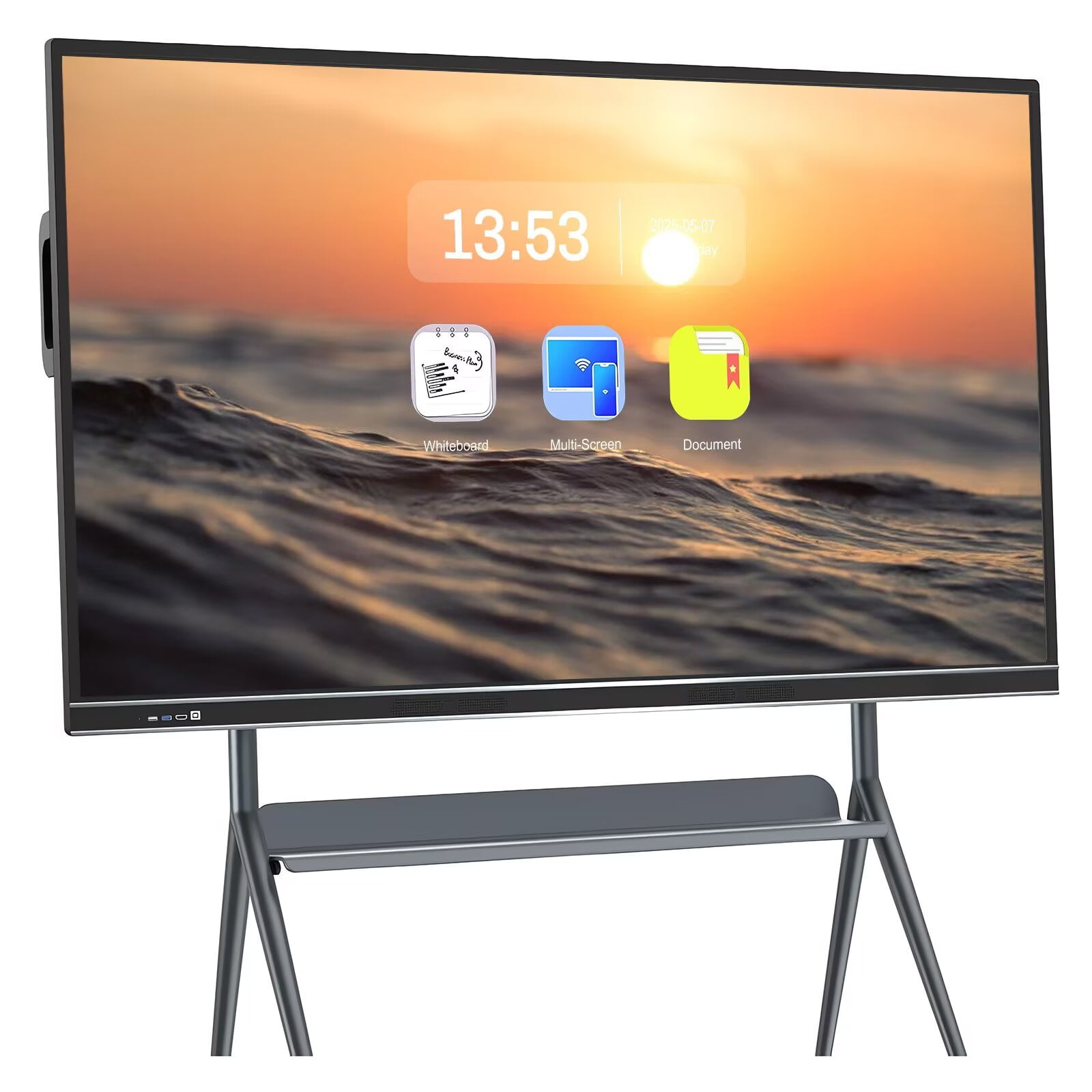 JYXCN Smart Board for Classroom, 4K Monitor All-In-One Multi-Touch ...