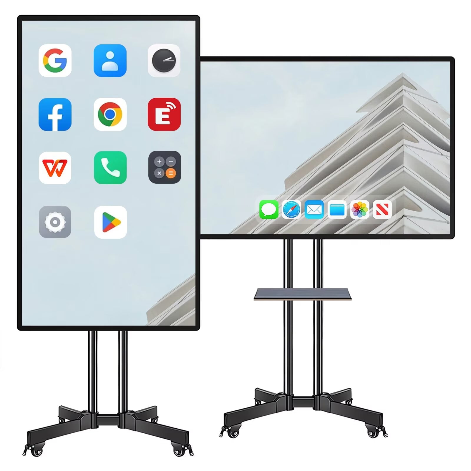 JYXOIHUB 49 Inch Interactive Whiteboard, 1080p Touchscreen Smart Board ...