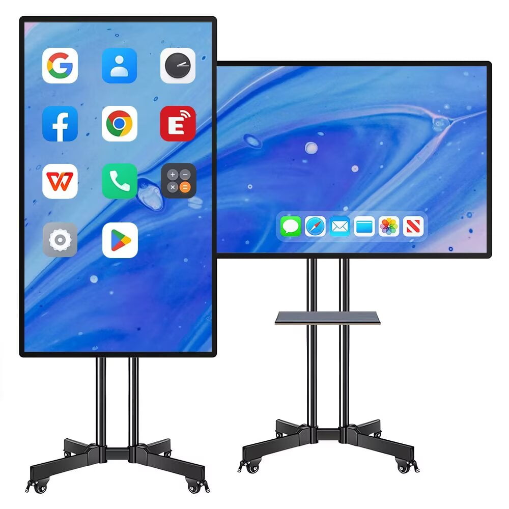 JYXOIHUB 49-Inch Smart Whiteboard with Wireless Screen Mirroring Android Interactive Board for ...