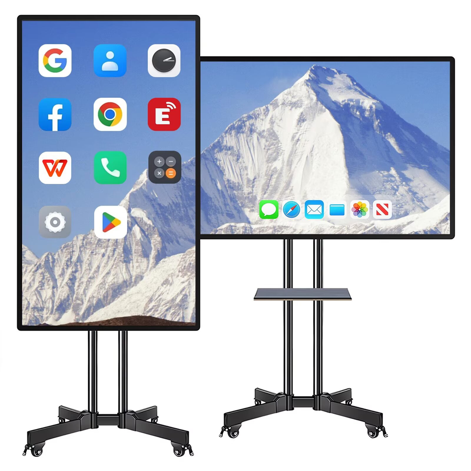 JYXOIHUB 49" Smart Board, Touch Screen Digital Electronic Calendar ...