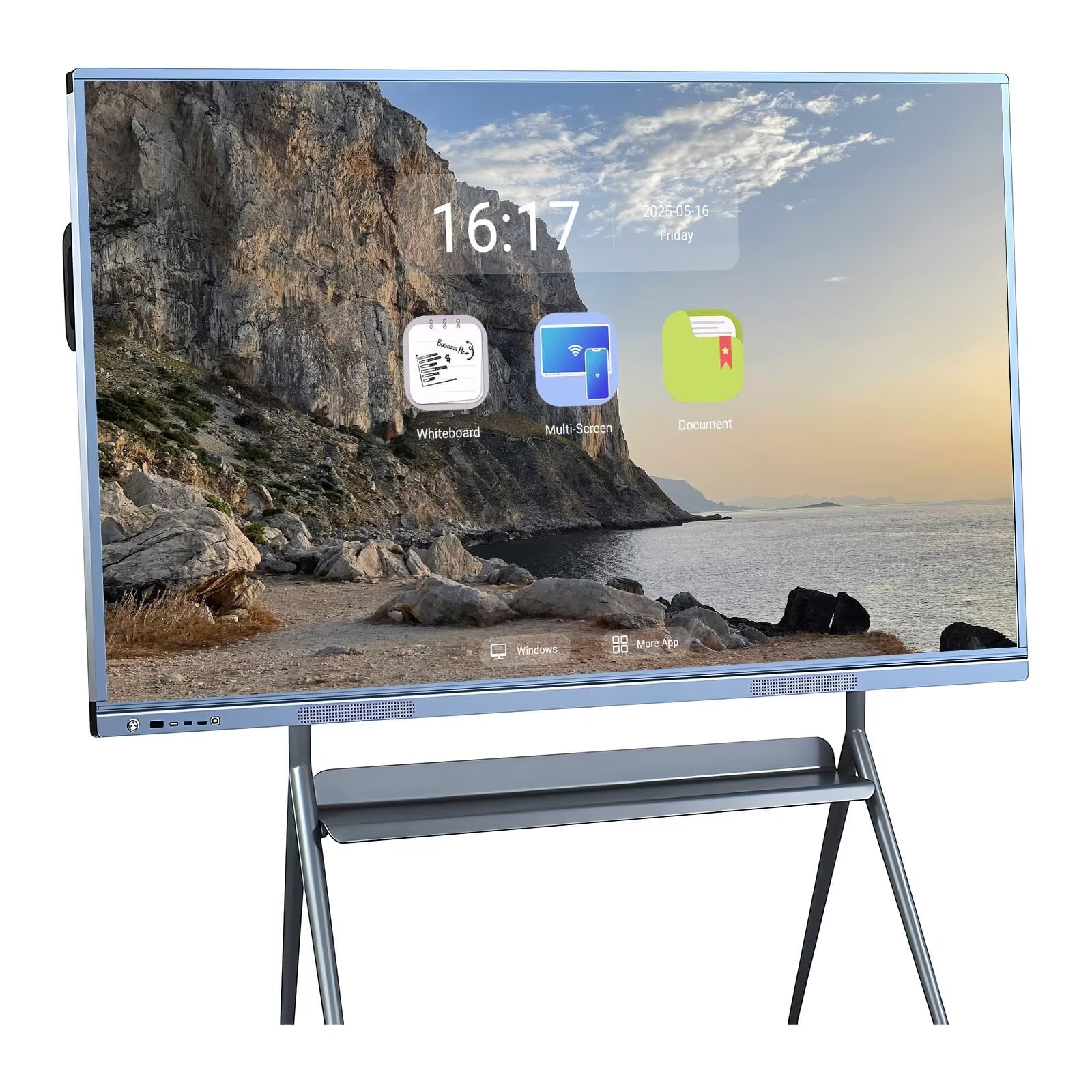 JYXOIHUB 4K Smart Board 55 Inch Interactive Whiteboard, All-in-One Touch Screen Computer with ...