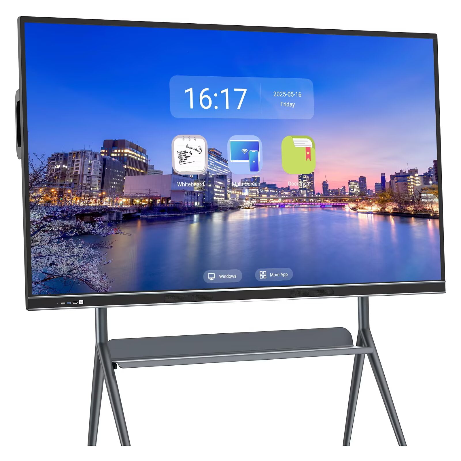 JYXOIHUB 4K UHD Smart Board 86", Touch Screen Digital Electronic Calendar All-In-One Smartboard ...