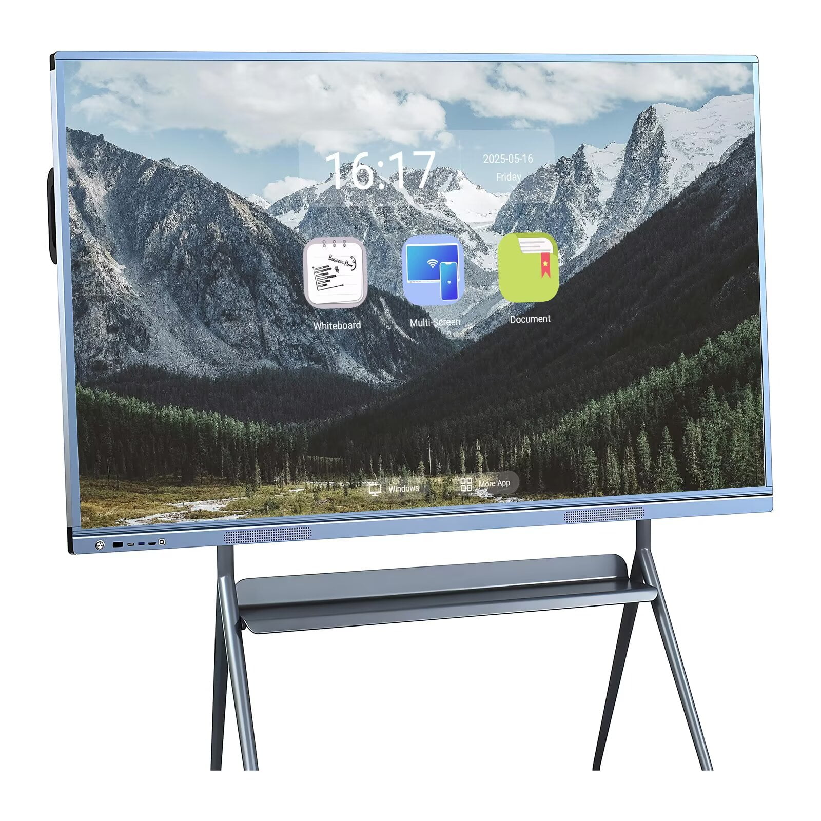 JYXOIHUB 55" 4K IR Touch Smart Board Dual OS Android Control & Wireless Casting for Classroom ...