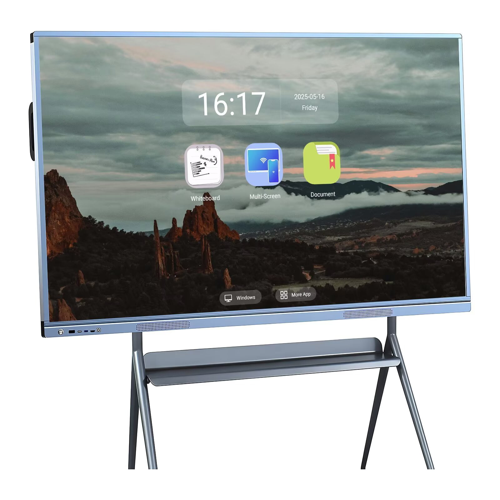 JYXOIHUB 55" 4K Smart Board Touch Pro Dual OS Conference Wireless Interactive Whiteboard for ...