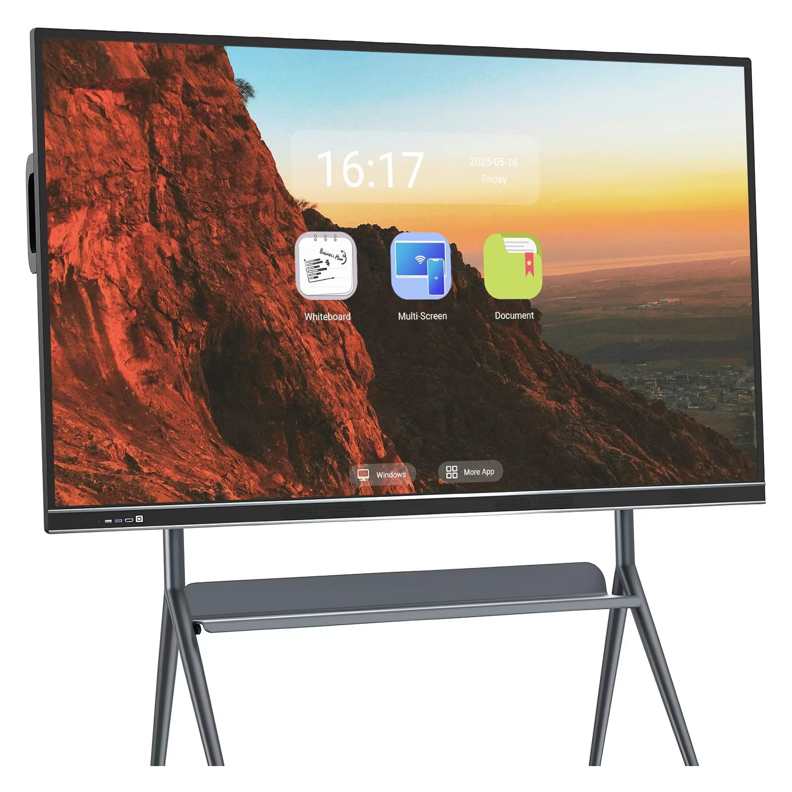 JYXOIHUB 75 Inch Interactive Whiteboard, 2160p Touchscreen Smart Board ...