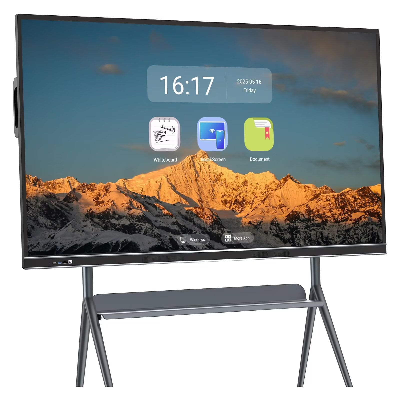 JYXOIHUB 75 Inch Smart Board, Touch Screen Digital Electronic Calendar ...