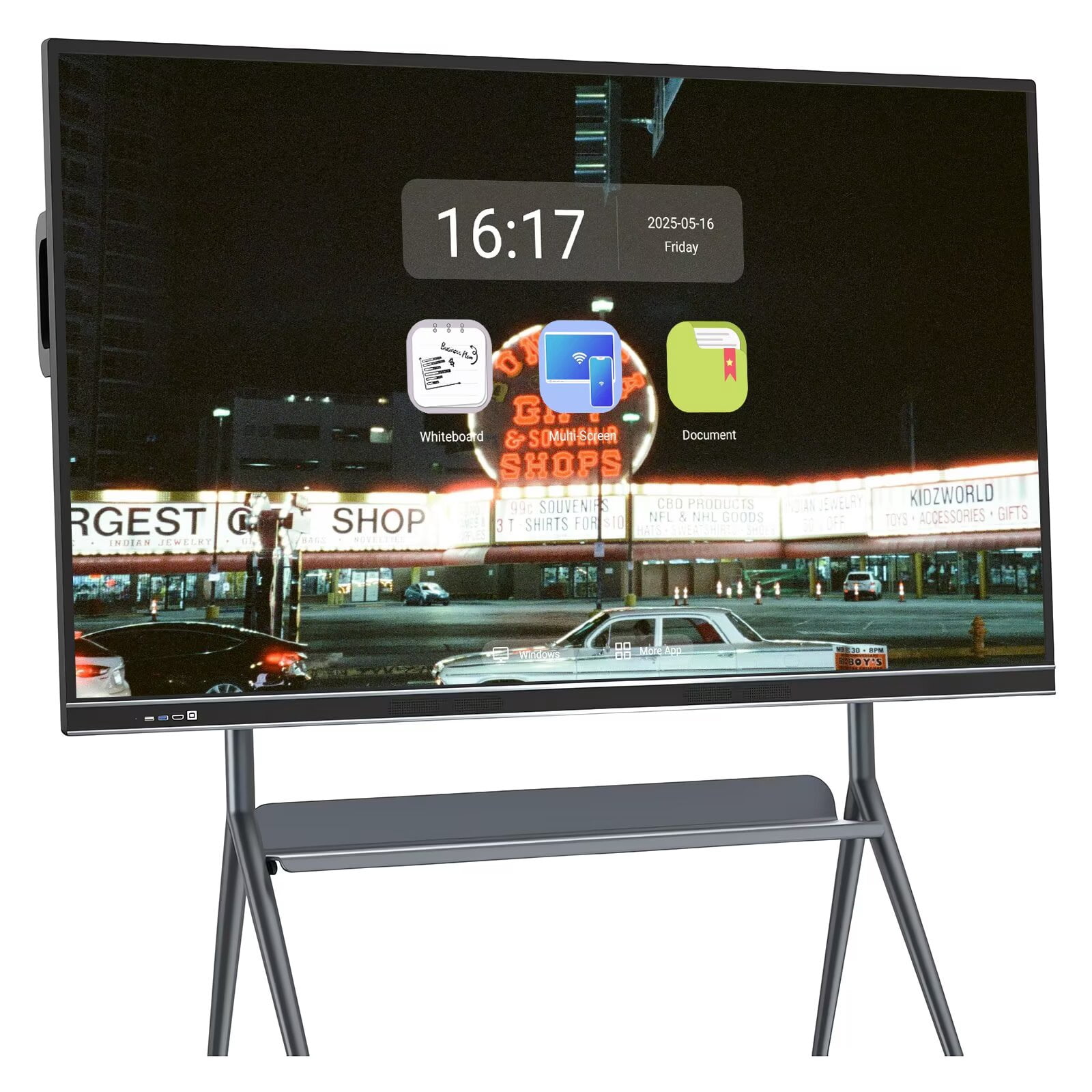 JYXOIHUB 75" Interactive Whiteboard 4K Touch Screen Cloud Collaboration ...