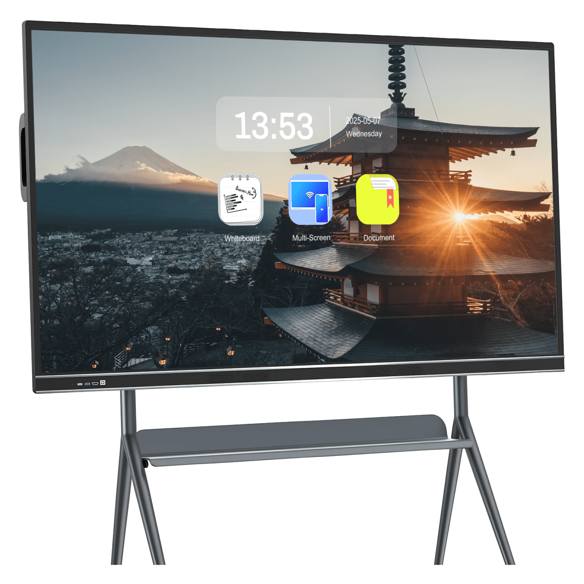JYXOIHUB 75" Smart Board 4K Pro Touch Interactive Wireless Presentation ...
